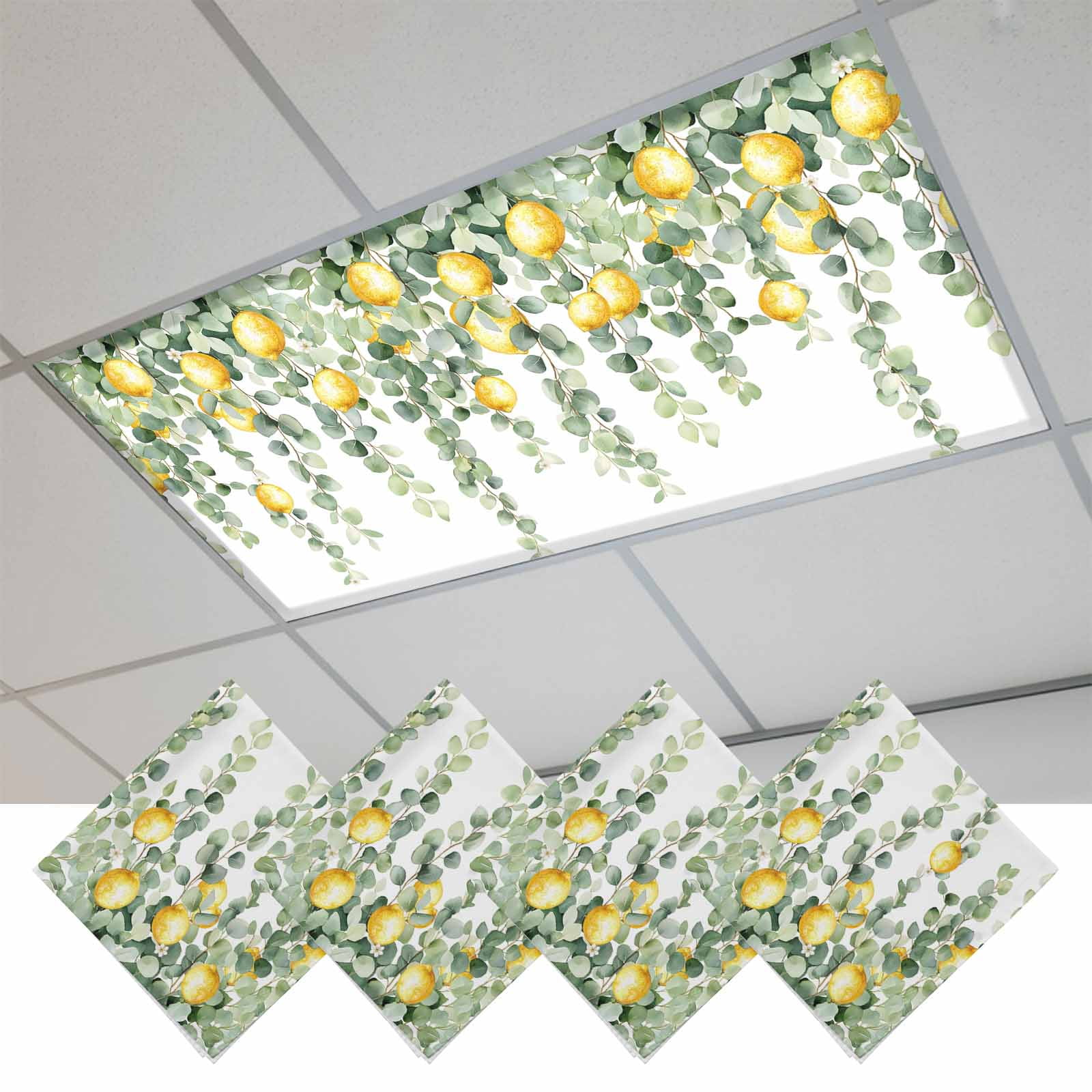 Fluorescent Light Covers for Ceiling Lights Classroom, Tropical ...
