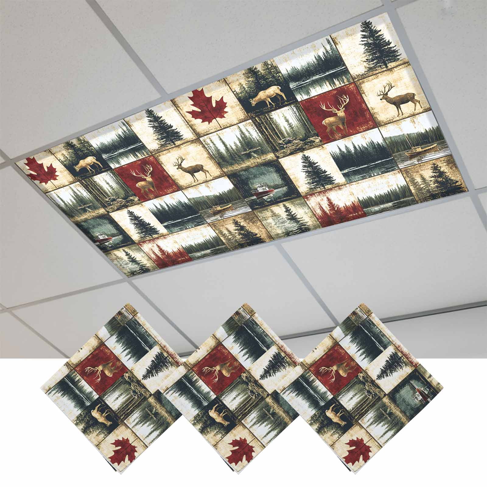 Fluorescent Light Covers for Ceiling Lights Classroom, Vintage ...