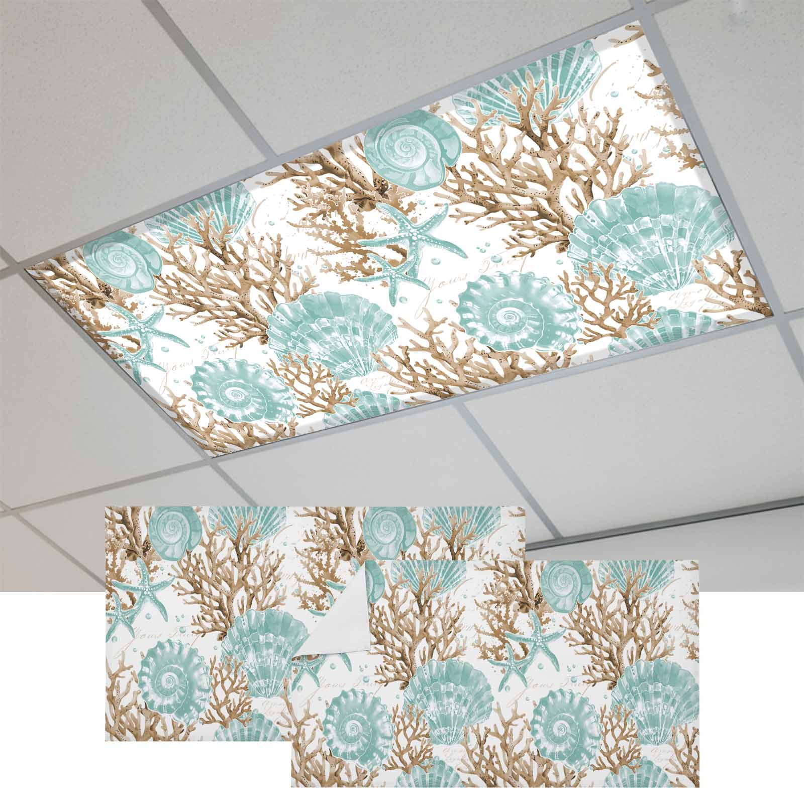 Fluorescent Light Covers for Ceiling Lights Classroom, Watercolor ...