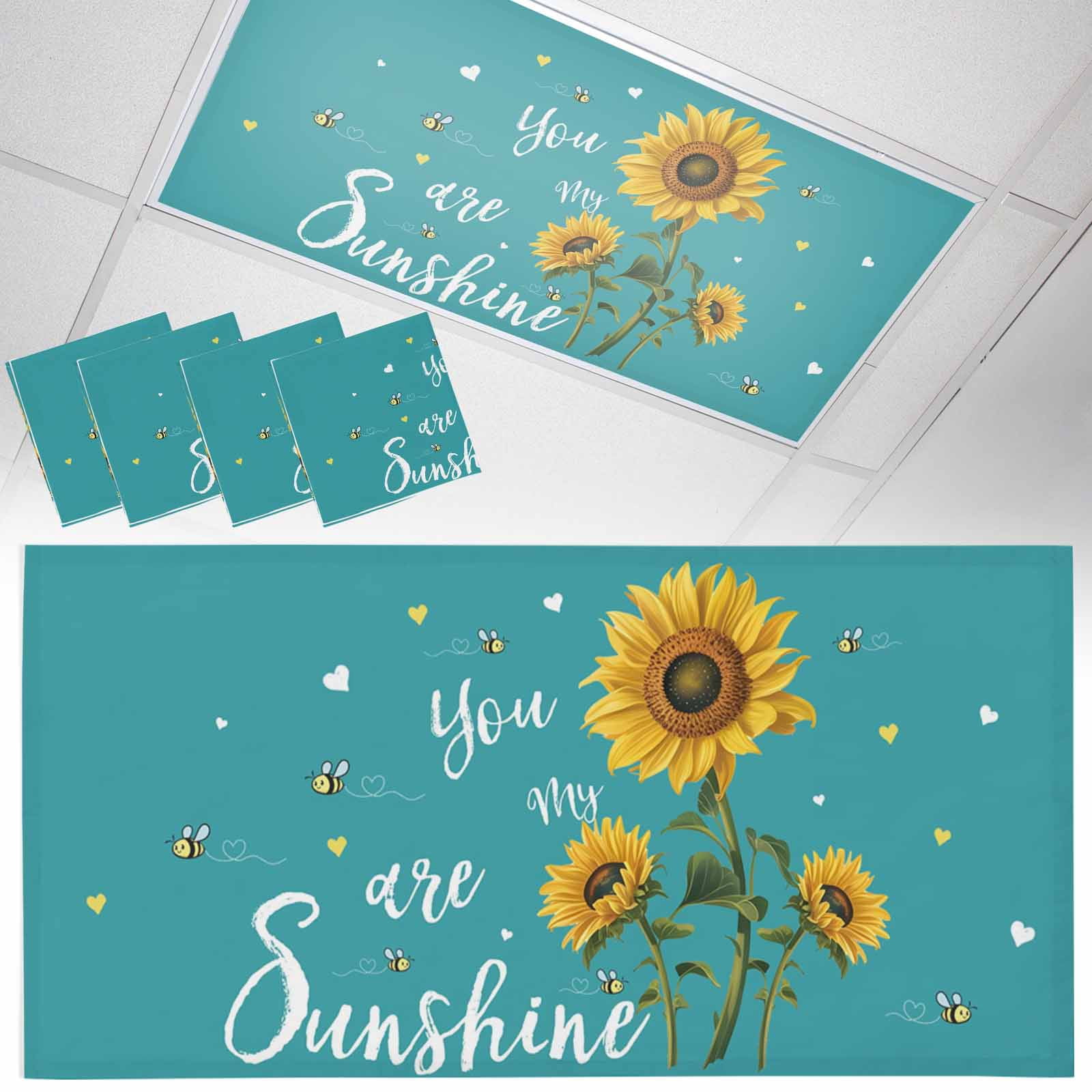 Fluorescent Light Covers for Ceiling Lights You Are My Sunshine ...