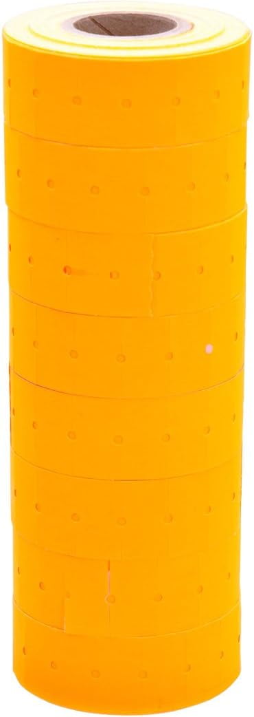 Fluorescent Orange Labels to fit Avery Dennison®/ Sato® M1 "Mighty One ...