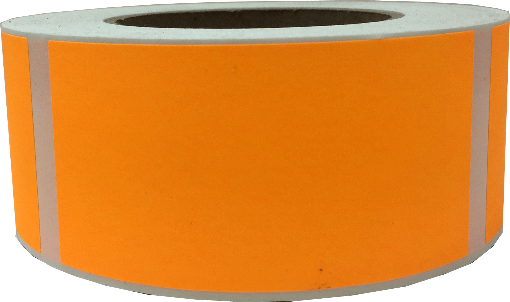 Fluorescent Orange Rectangle Stickers | 2.5 x 3.5" Inches | 500 Pack ...