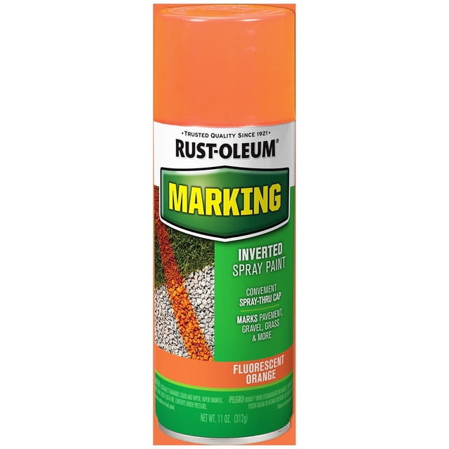 Free Shipping! Fluorescent Orange, Rust-Oleum Specialty Flat Marking ...