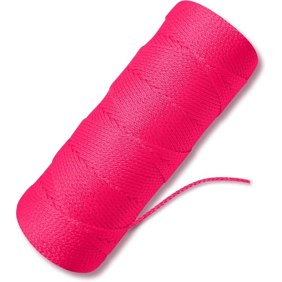 Fluorescent Pink String 500 Ft - #18 Neon Pink Twine - Nylon String ...