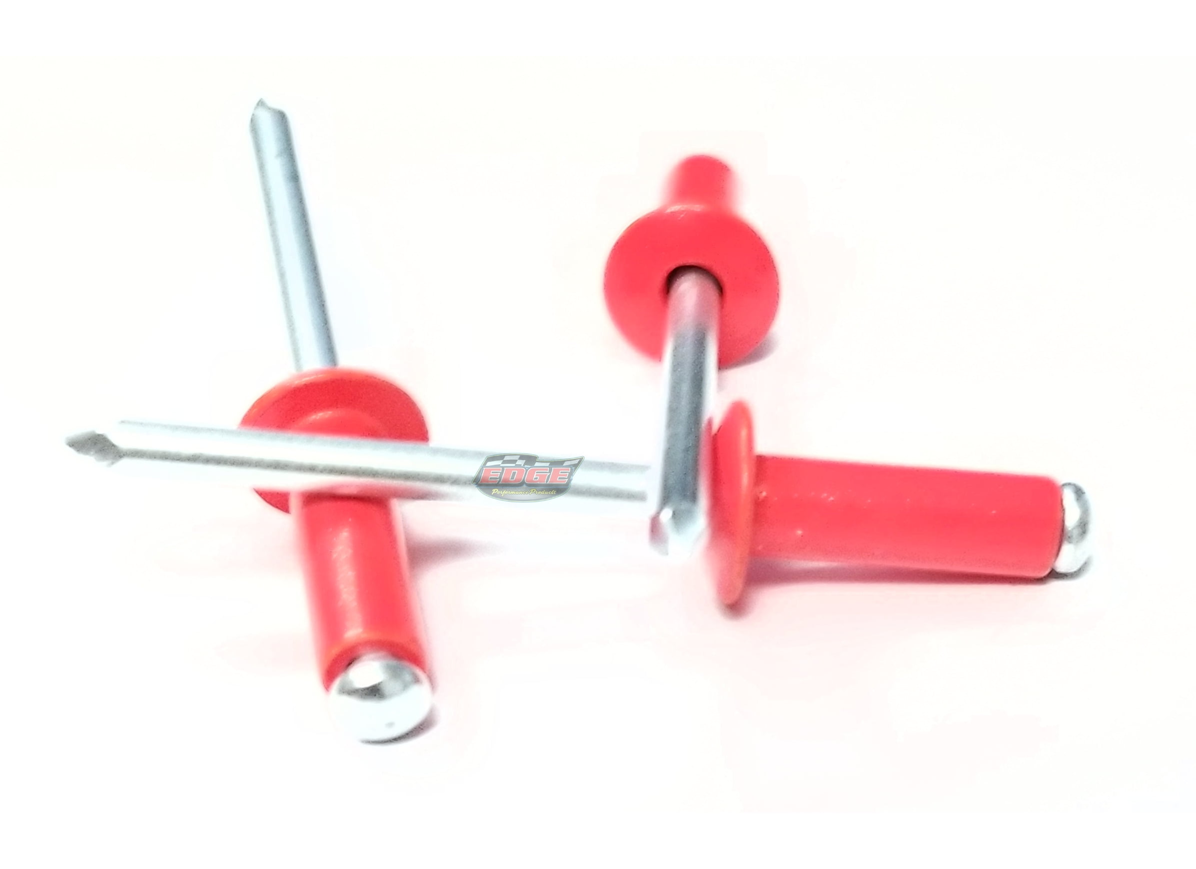 Fluorescent Red 3/16" Blind Pop Rivets Aluminum Large Head with Steel ...
