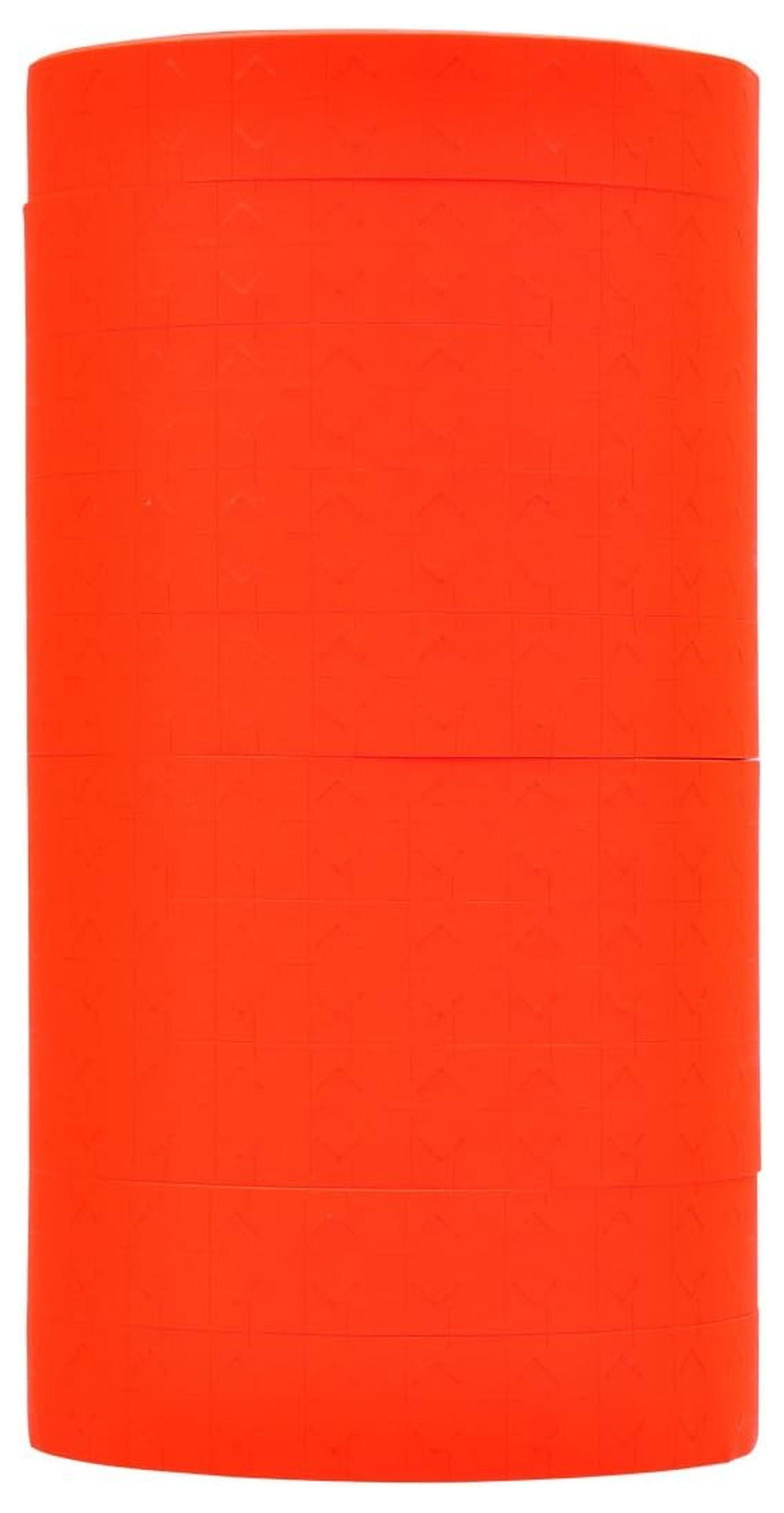 Fluorescent Red Labels to fit Monarch 1130 Pricers. 10 Rolls with 1 ...