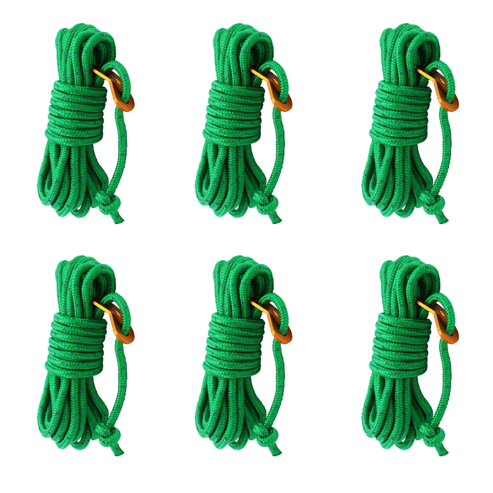 Fluorescent Reflective Guyline Tent Rope Camping Cord Paracord,green ... Fluorescent Reflective Guyline Tent Rope Camping Cord Paracord,green ...