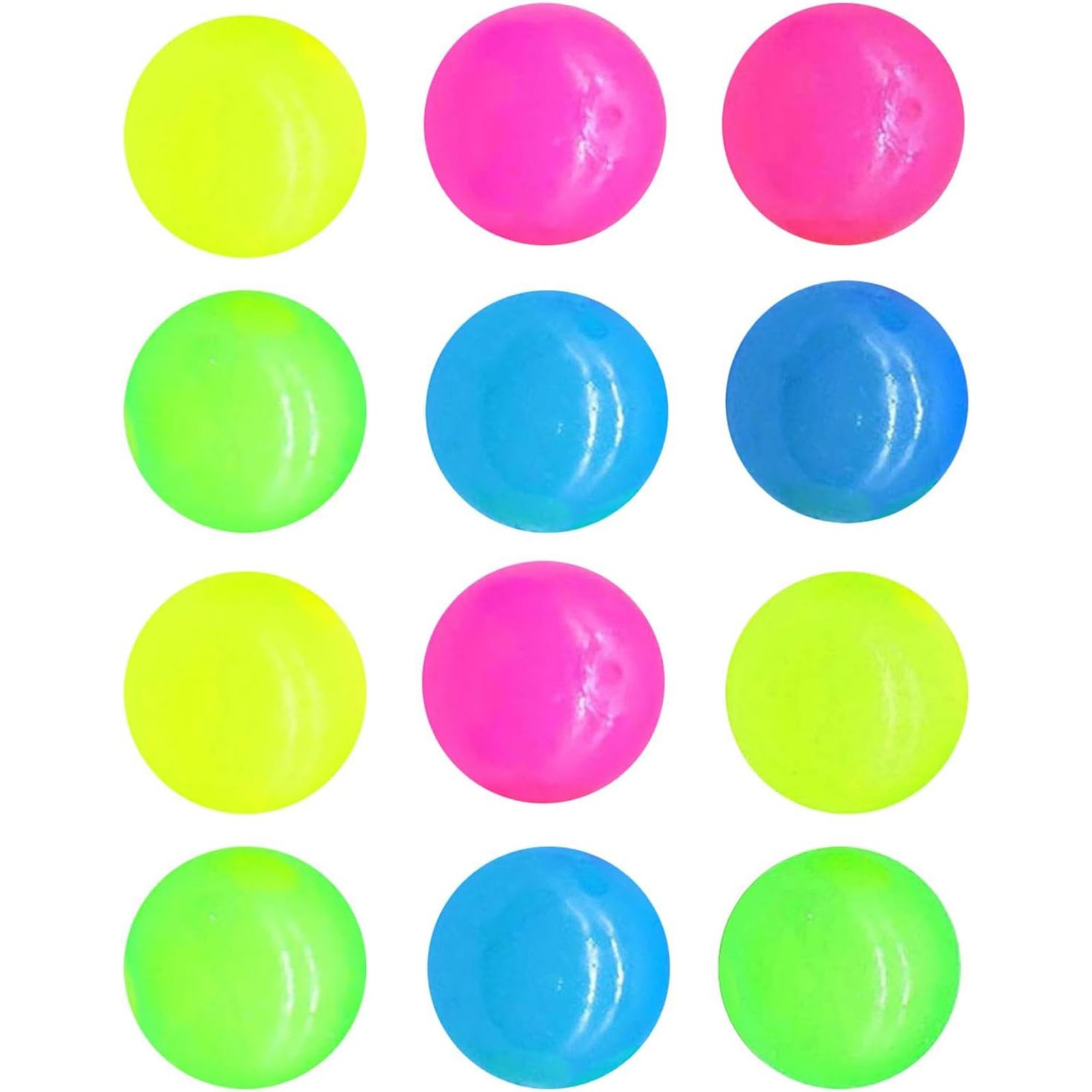 Fluorescent Sticky Wall Ball Sticky Target Ball Decompression Toy Kids ...