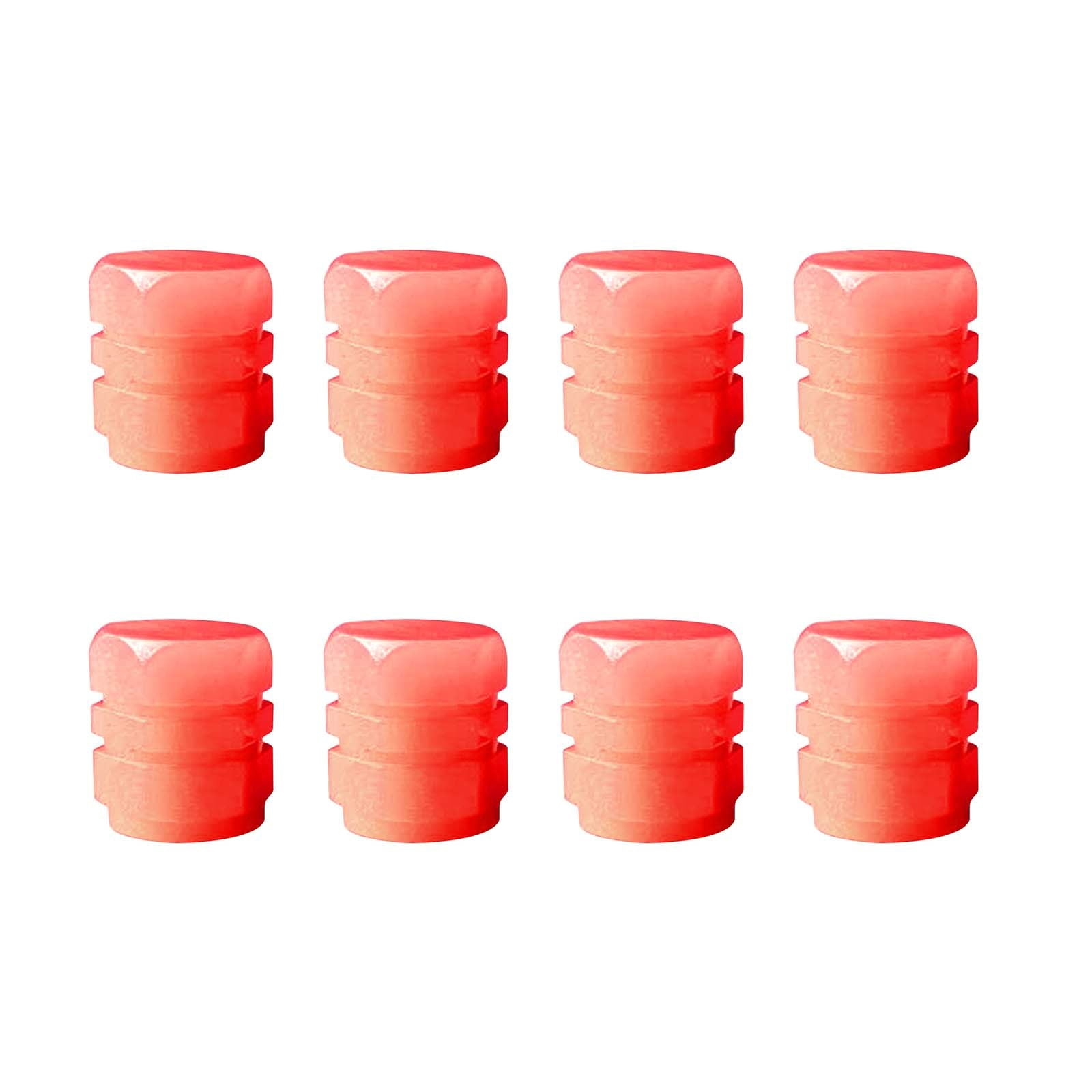 Fluorescent Tire Caps - Universal ABS Glow-in-the-Dark Caps for Cars ...