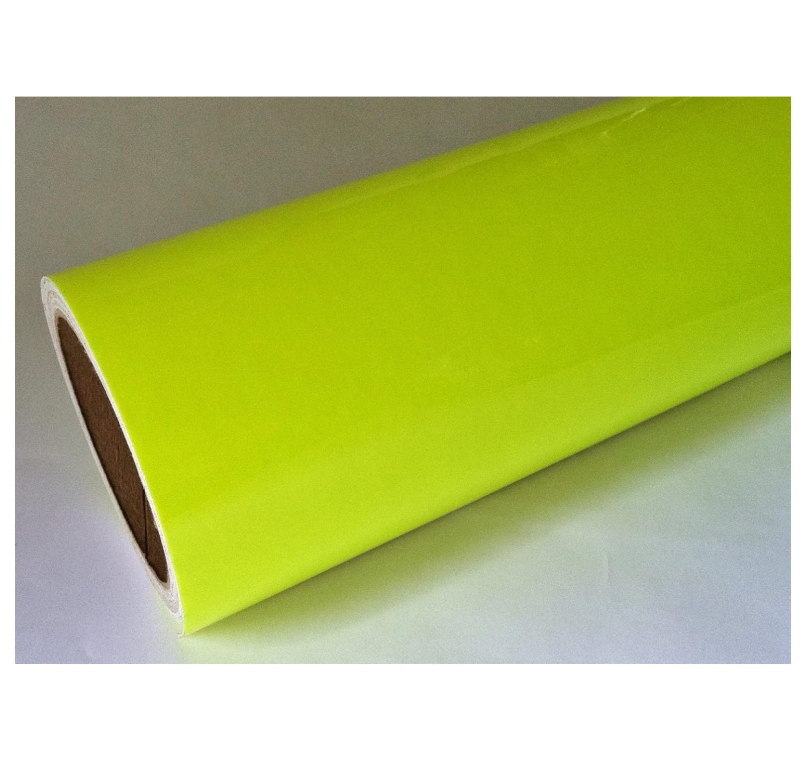 Fluorescent Yellow Neon Sign Vinyl, Self-Adhesive, 24"x 30 Feet ...