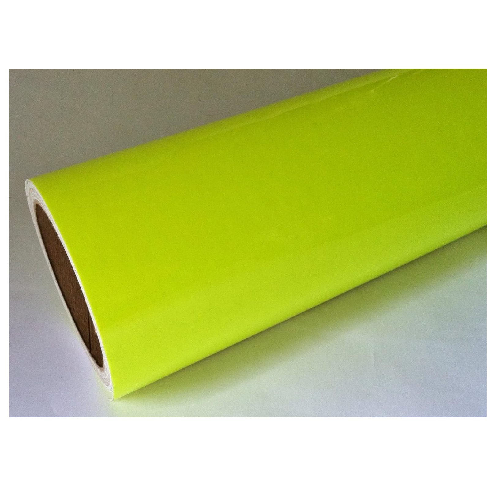 Fluorescent Yellow Neon Sign Vinyl, Self-adhesive, 12 Inch X 10 Feet ...