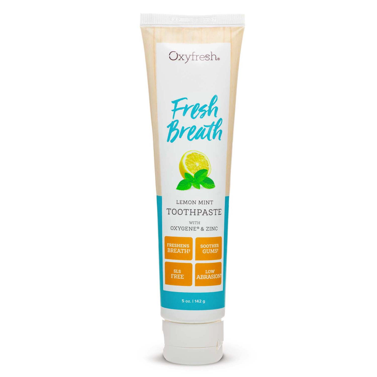 Oxyfresh Dental Natural Adult Fluoride-Free Fresh Breath Lemon Mint ...