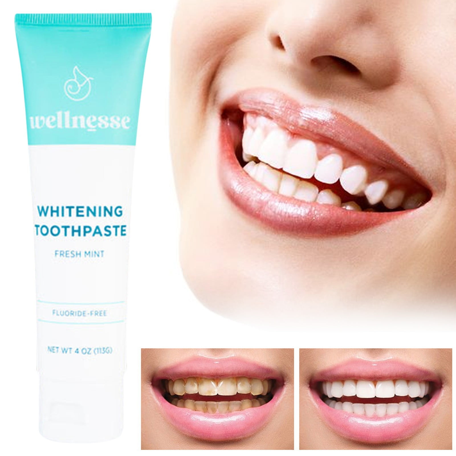 Fluoride Free Toothpaste,Hydroxyapatite Toothpaste with Xylitol,Natural ...