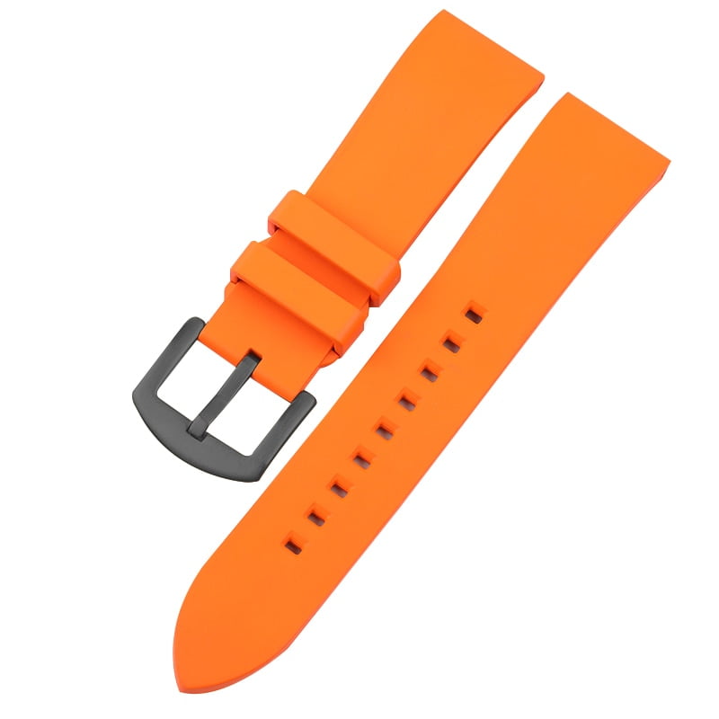 Fluorine Rubber Watch Band 20mm 22mm 24mm Sport Waterproof Watch Strap ...