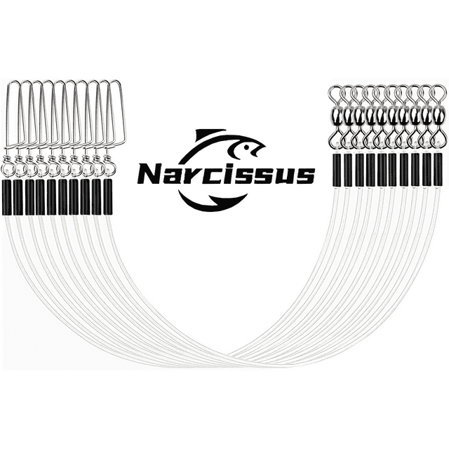 Fluorocarbon Fishing Leader Line With Swivels Snap Kits, Connect Lures ...