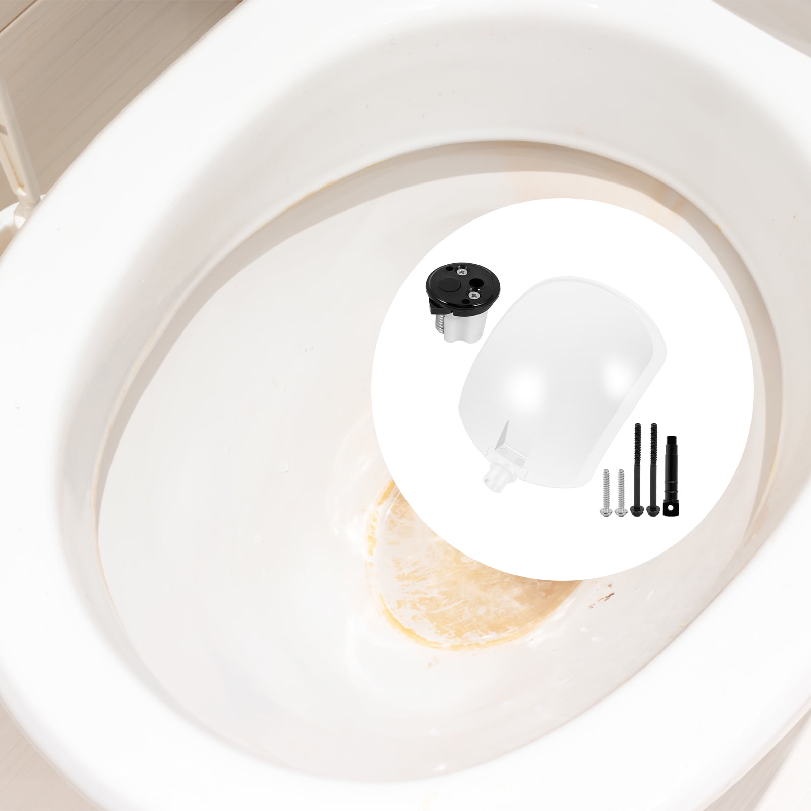 Flush Ball and Shaft Kit Solid Keeping Clean Toilet Flush Ball and ...