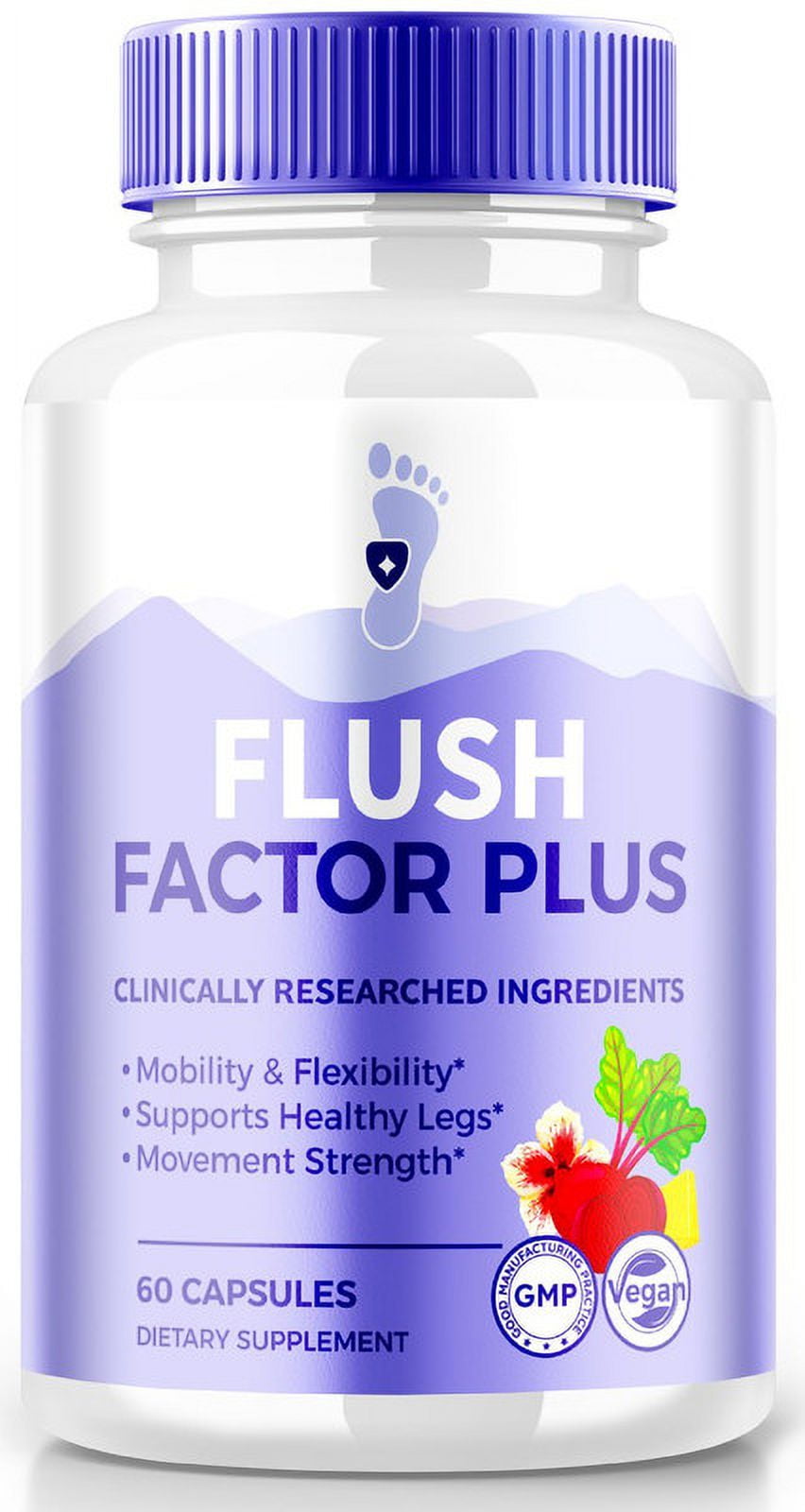 Flush Factor Plus Capsules, Maximum Strength Formula for Strength and ...