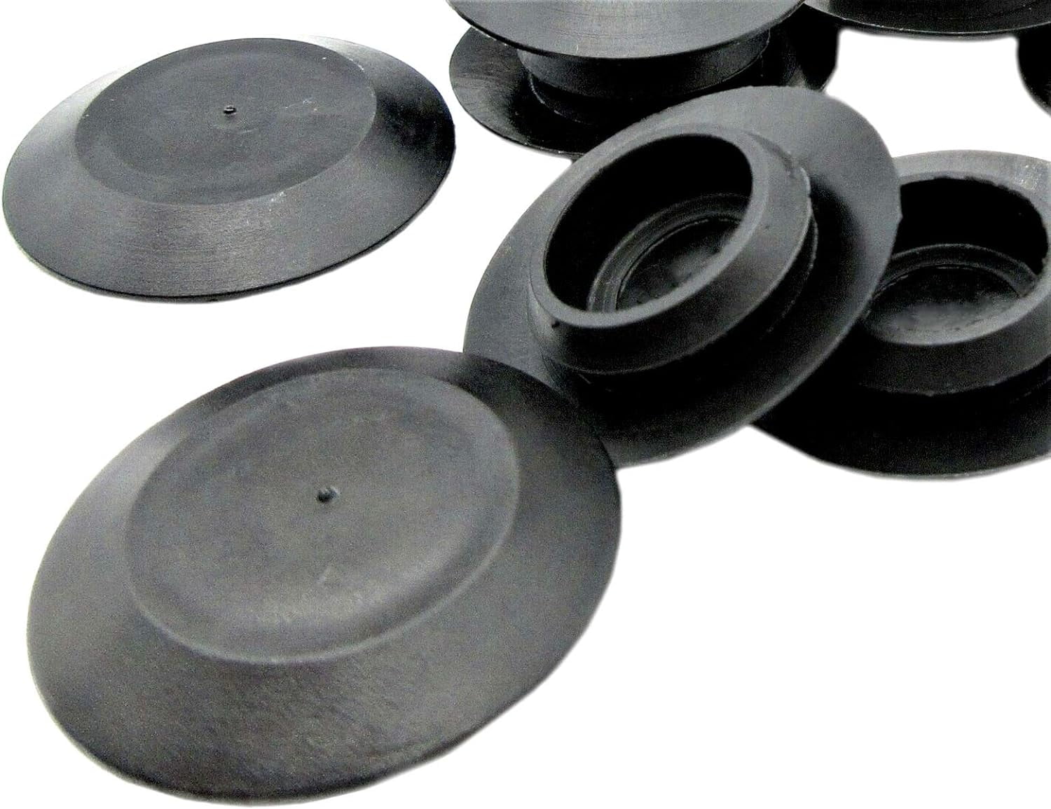Flush Mount Black Hole Panel Plugs - 2" Panel Hole Plug for Sheet Metal ...