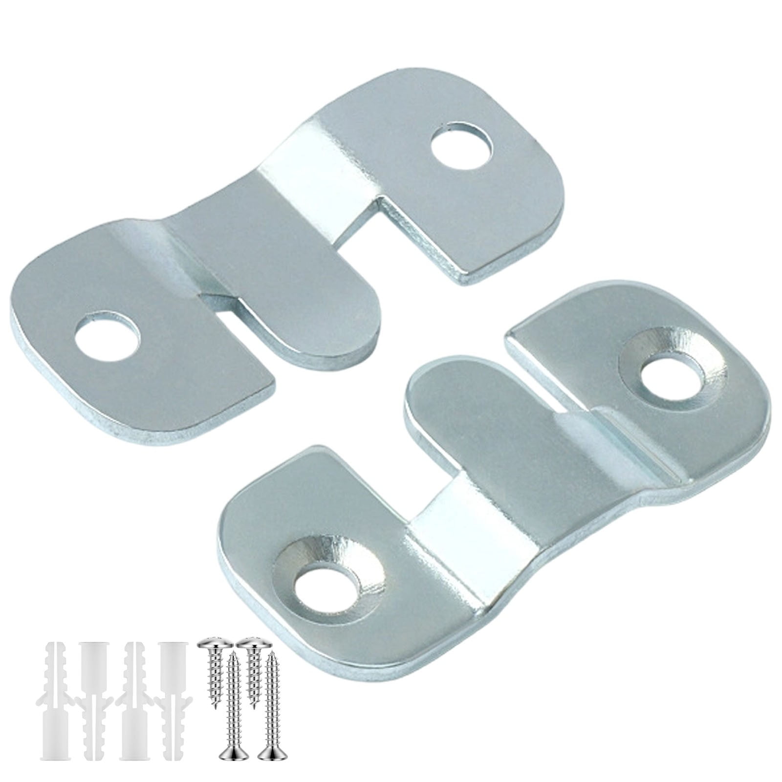 Flush Mount Bracket Picture Hanging Hooks Stainless Photo Frame Hook ...