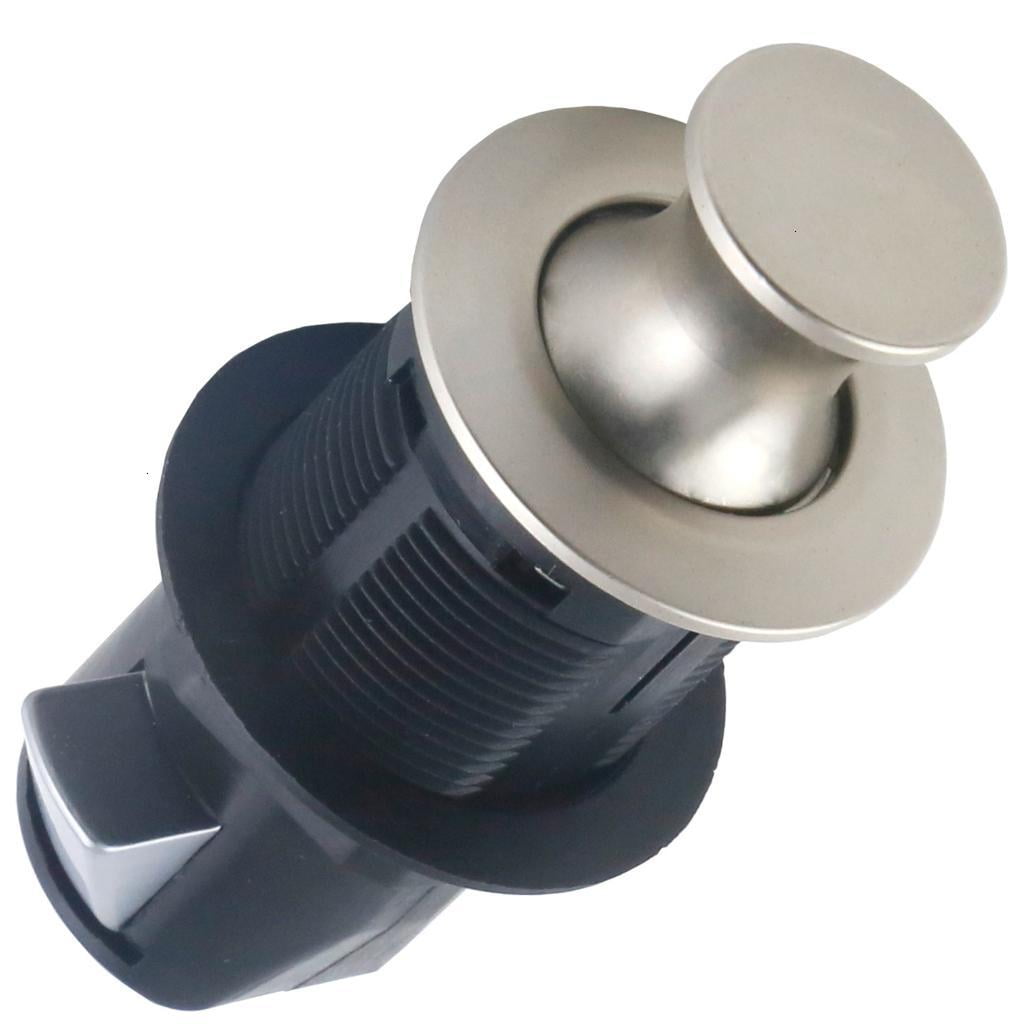 Flush Mount Cabinet Lock Push Button Latches Knob for Drawers Closets ...