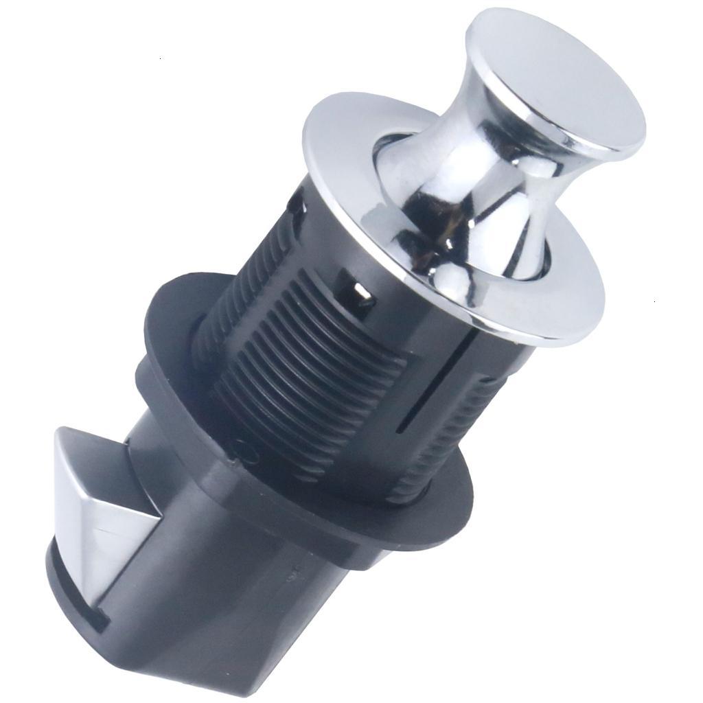 Flush Mount Cabinet Lock Push Button Latches Knob for Drawers Closets ...