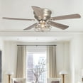 Flush Mount Ceiling Fan with Lights Low Profile Ceiling Fan 5 ...
