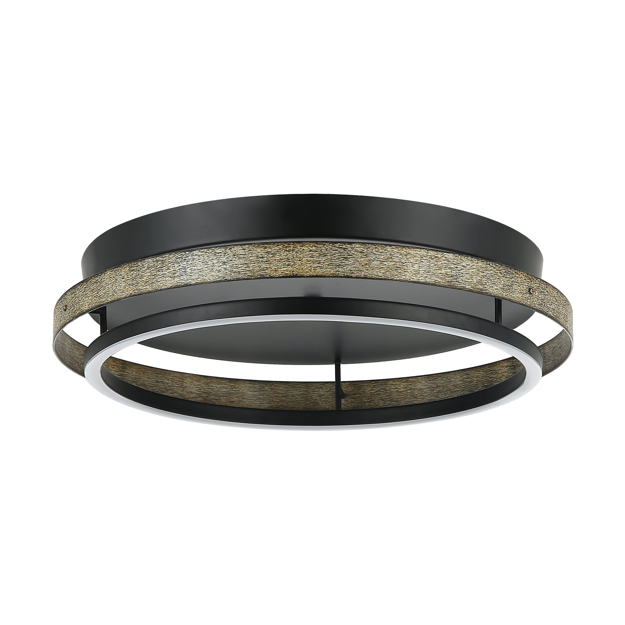 Flush Mount Ceiling Light,17.73 Inch Round Ceiling Light Fixture Matte ...