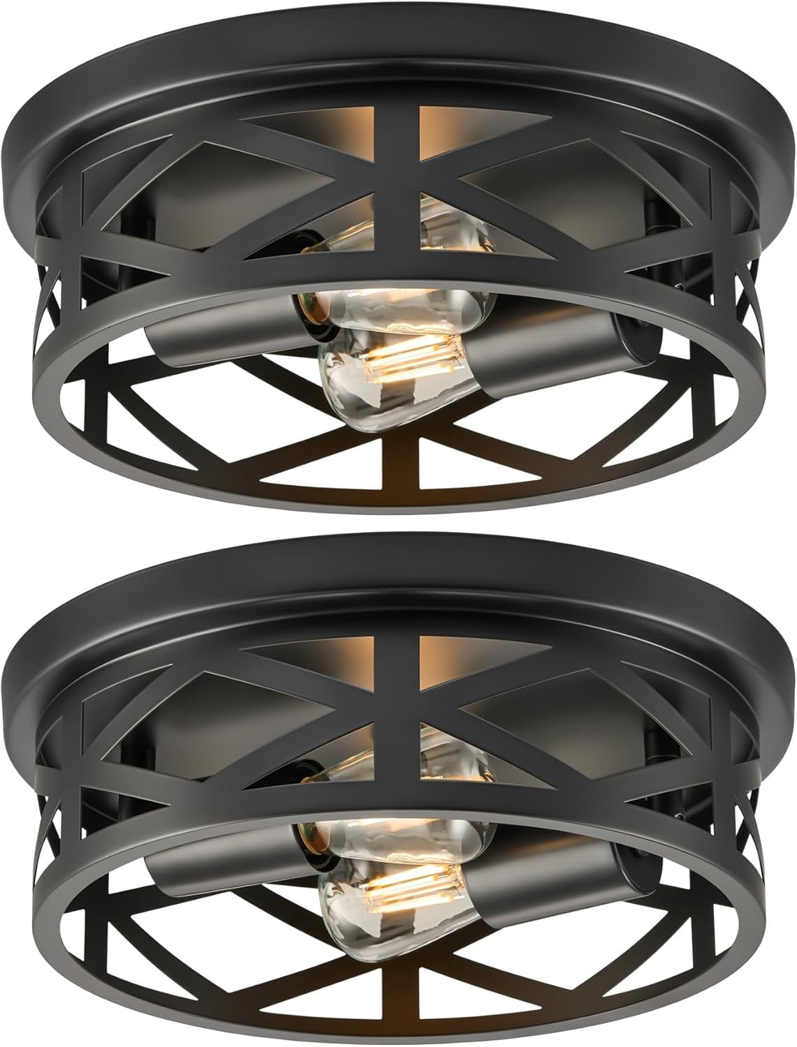 Flush Mount Ceiling Lights, 2-Light Hallway Ceiling Lighting Fixtures ...