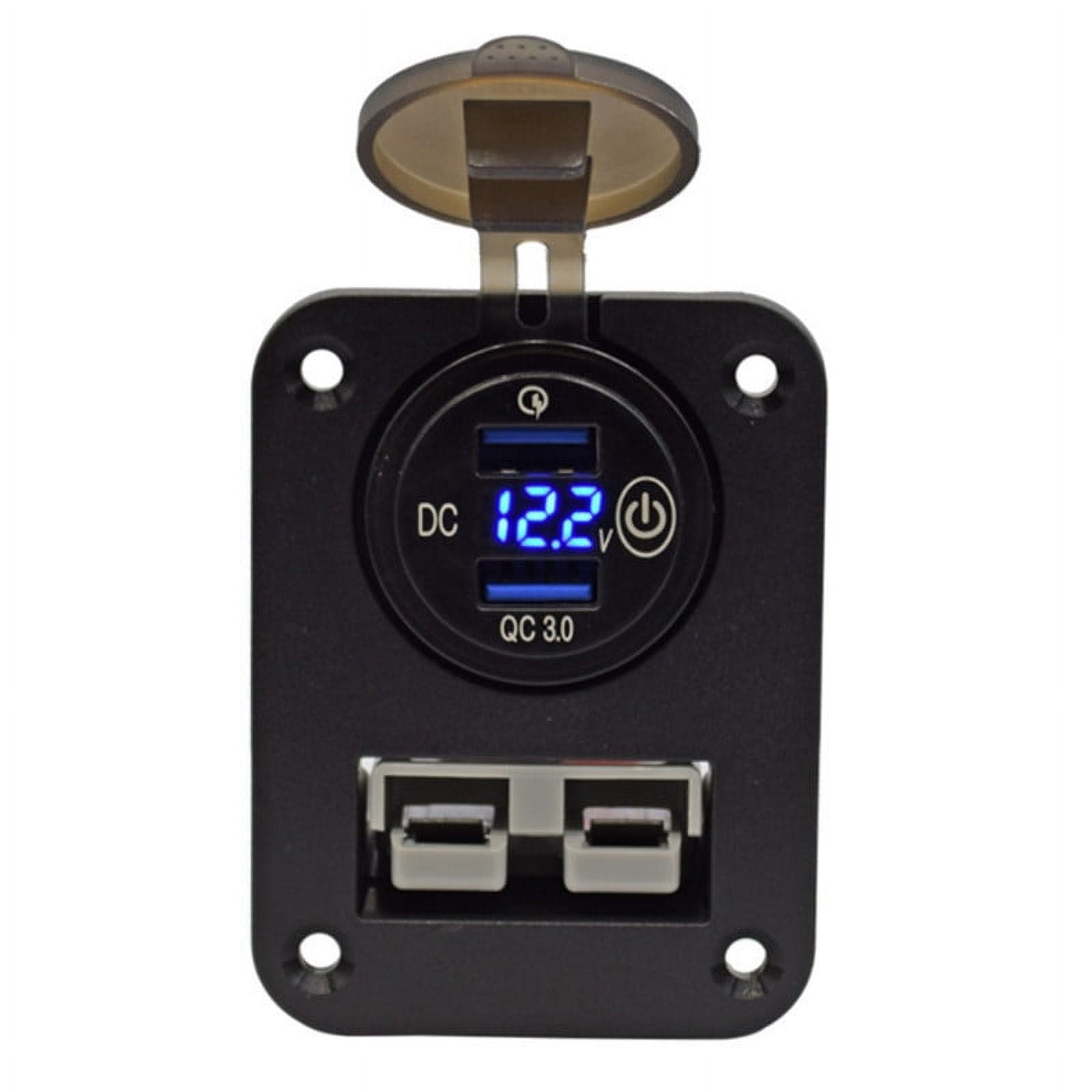 Flush Mount For Socket Double USB Charger Panel With Press Switch For ...