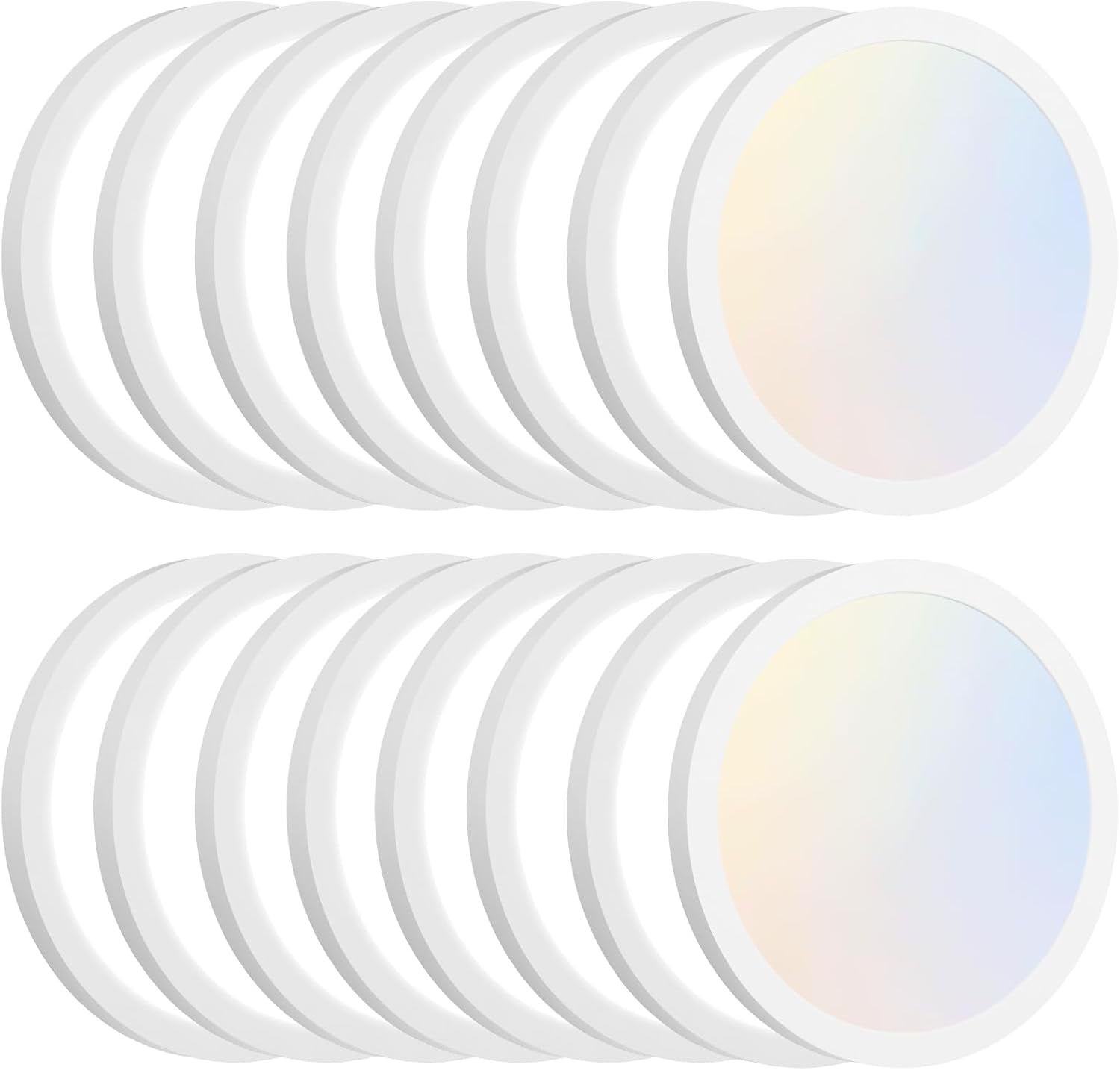 Flush Mount LED Ceiling Light White, 3 Color Temperature in One 3000K ...