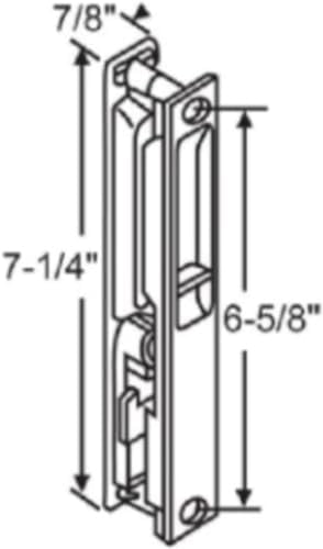 Flush Mount Single Lock Set for Sliding Glass Doors | Lock Replacement ...