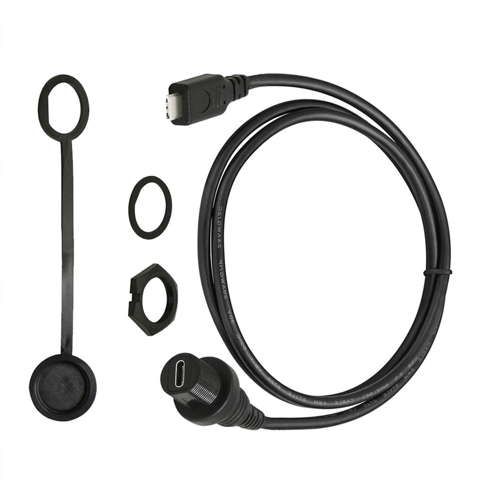 Flush Mount USB Cable for Car Dashboards USB2.0 3.1 Type C Extension ...
