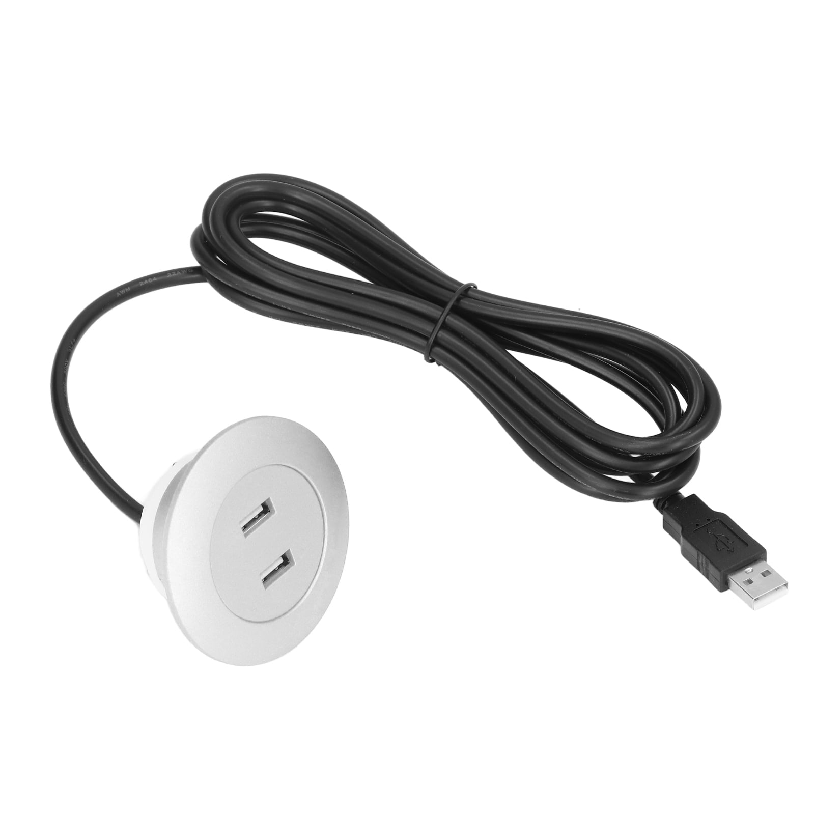 Flush Mount USB Charging Socket for Home Use - Dual Ports, Silver ...