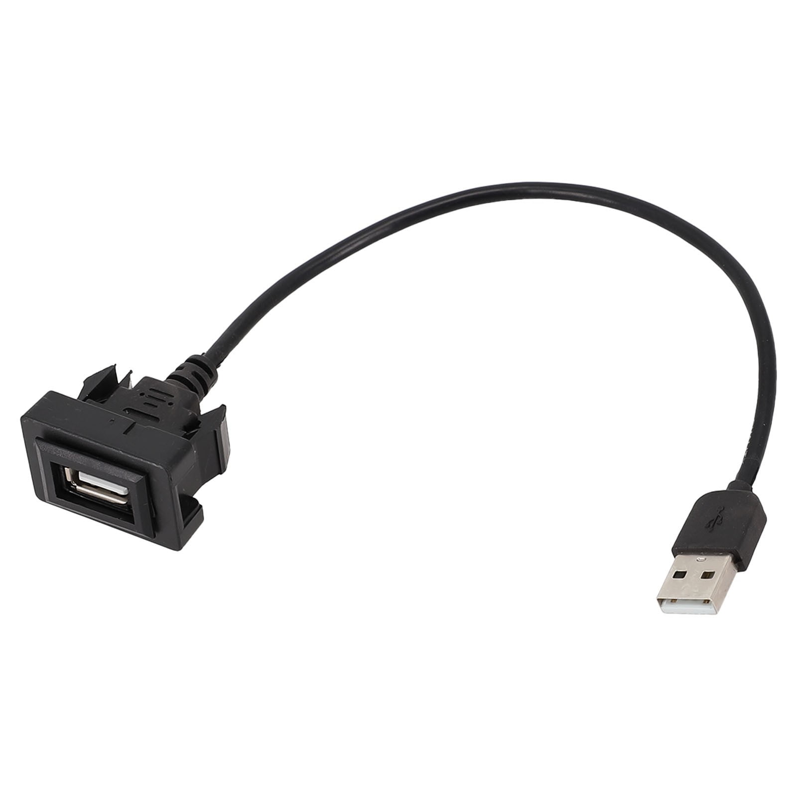 Flush Mount USB Port Panel Extension Cable Adapter Quick Installation ...