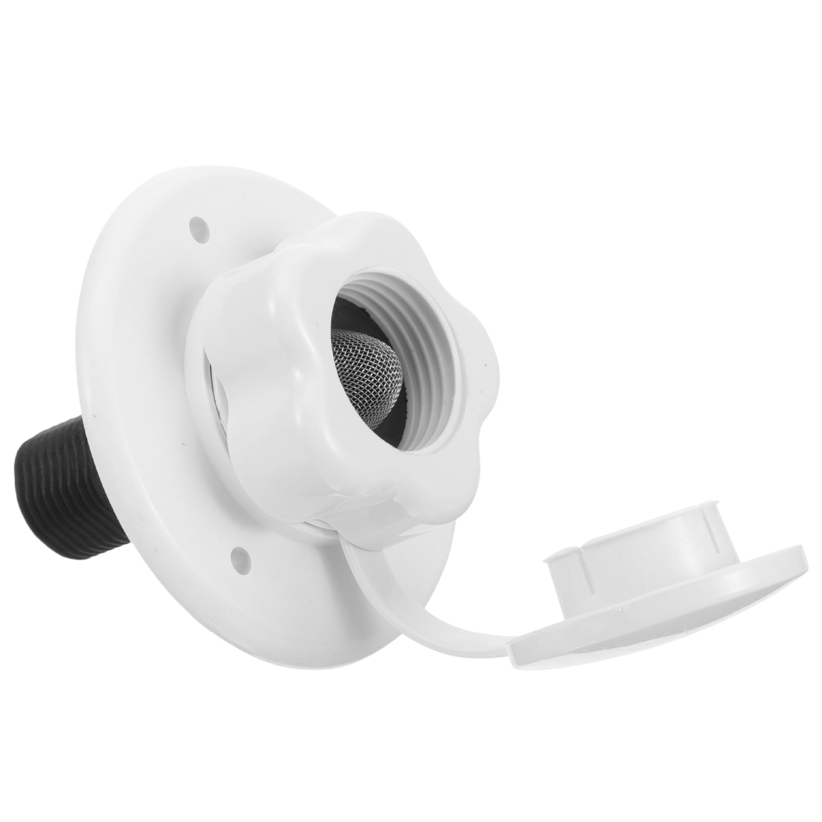 Raindrops Durable Rv Water Inlet, White Plastic, Backflow Preventer for ...
