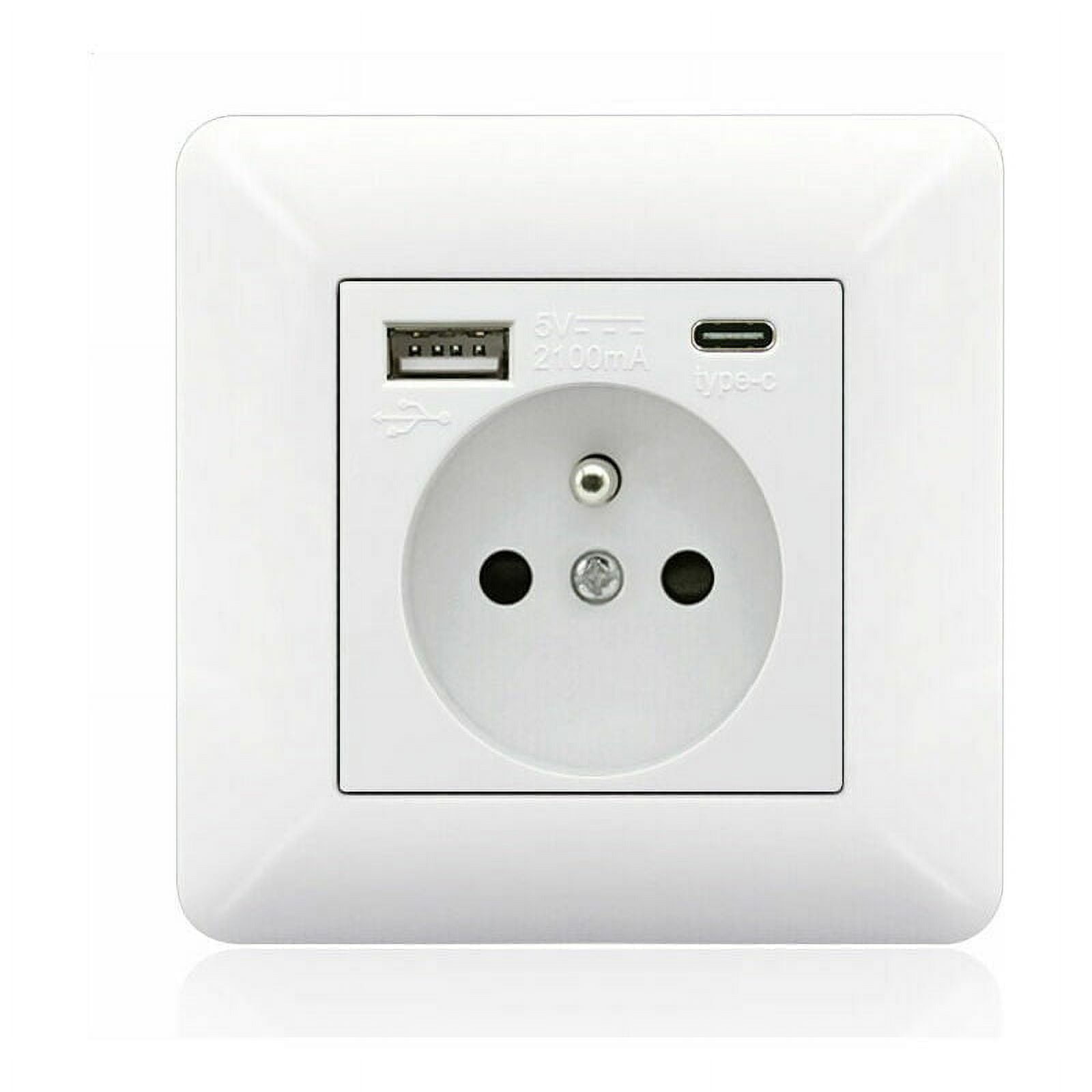 High-Quality ABS Material 16A 250V Sockets, Easy Installation White ...