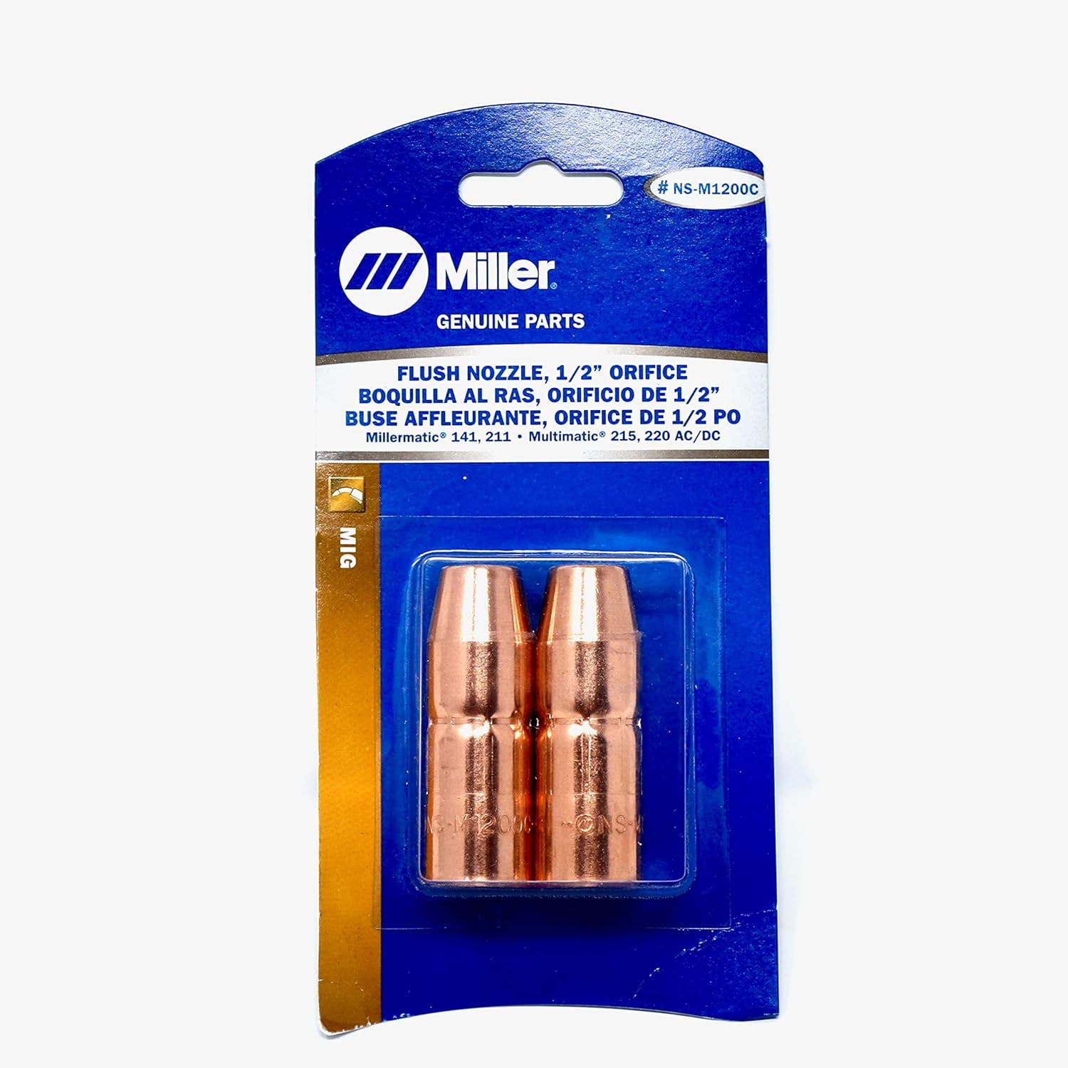 Flush Nozzle, 1/2" Orifice, part no. NS-M1200C (2 per pack). - Walmart.com