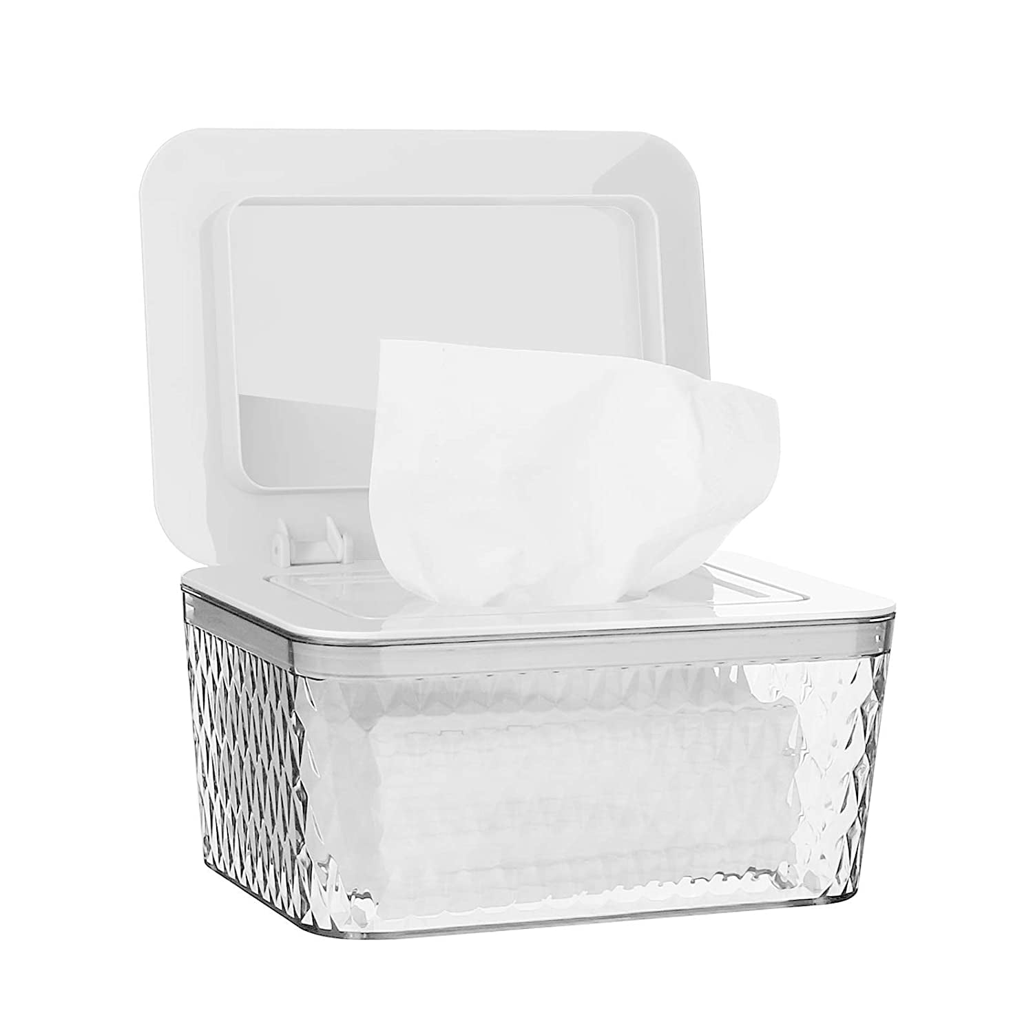 Flushable Baby Wipes Dispenser Container, Dustproof Wipes Box with Lid ...