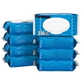 Flushable Wet Wipes Adult Wet Wipes 8 Flip-Top Packs Per Pack 336 Total ...