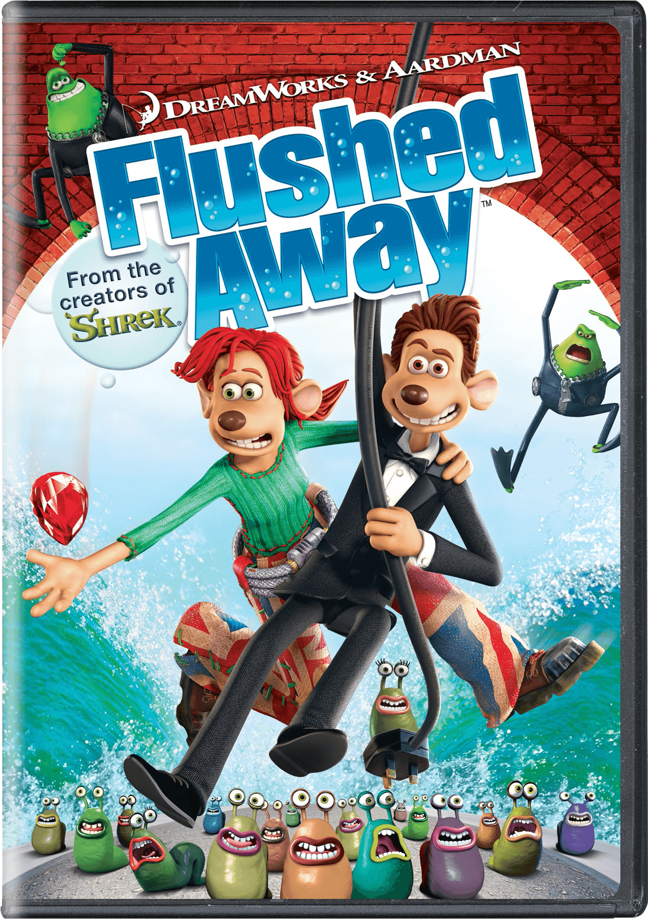 Flushed Away Roddy And Rita Kiss