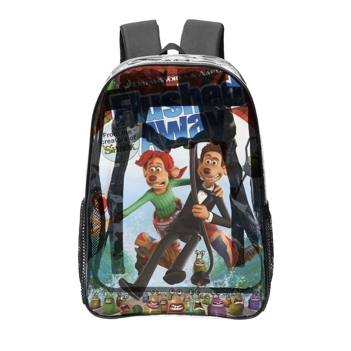 Flushed Away Transparent Backpack - Guard Dog Security, Durable and ...