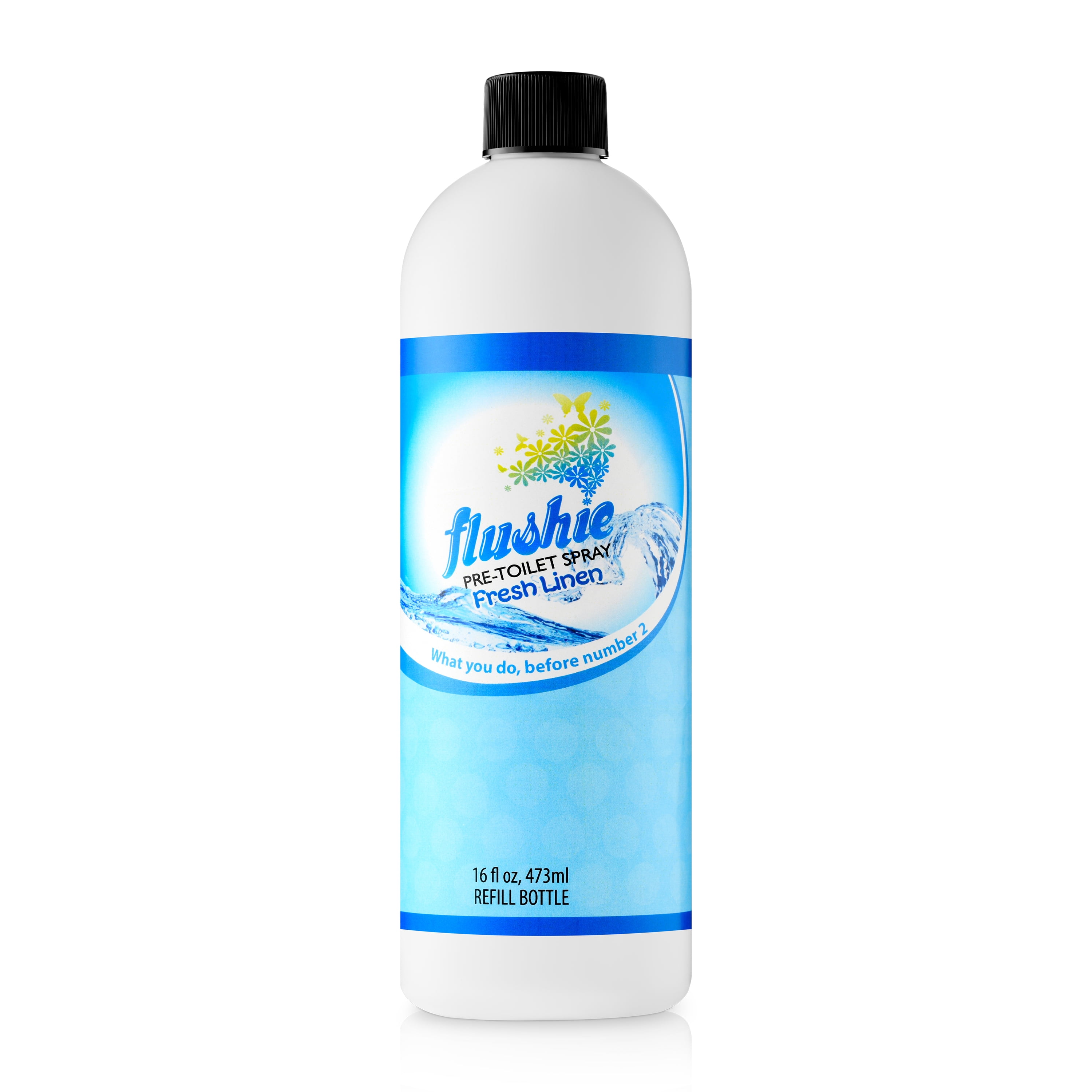Flushie Pre-Toilet Spray Refill, No Smell Pre Poop Toilet Spray For ...