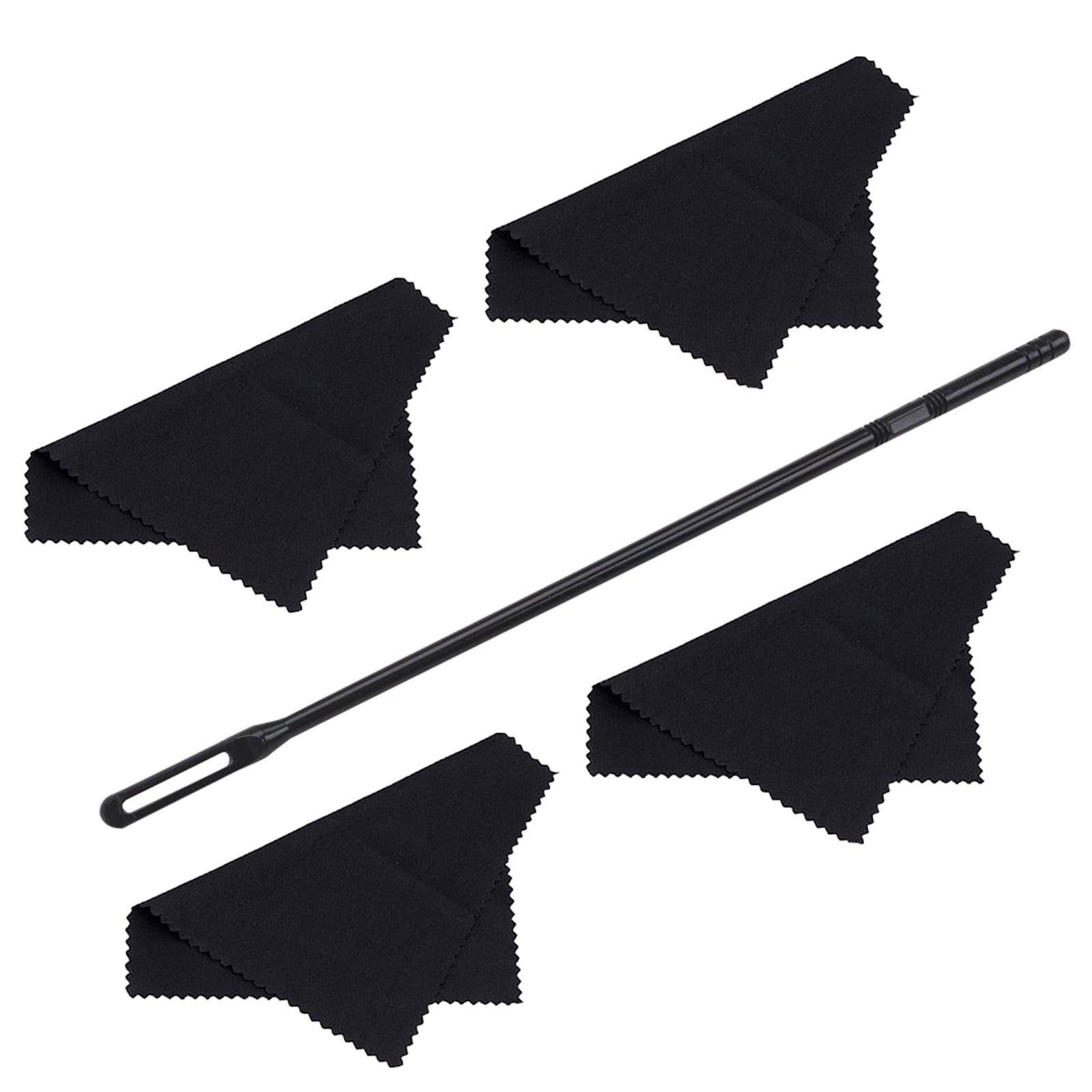 Flute Cleaning Rod with Flute Cleaning Cloth Set Flute Cleaning Swabs ...