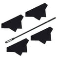Flute Cleaning Rod with Flute Cleaning Cloth Set Flute Cleaning Swabs ...