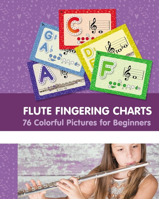 Flute Fingering Charts. 76 Colorful Pictures for Beginners (Paperback ...