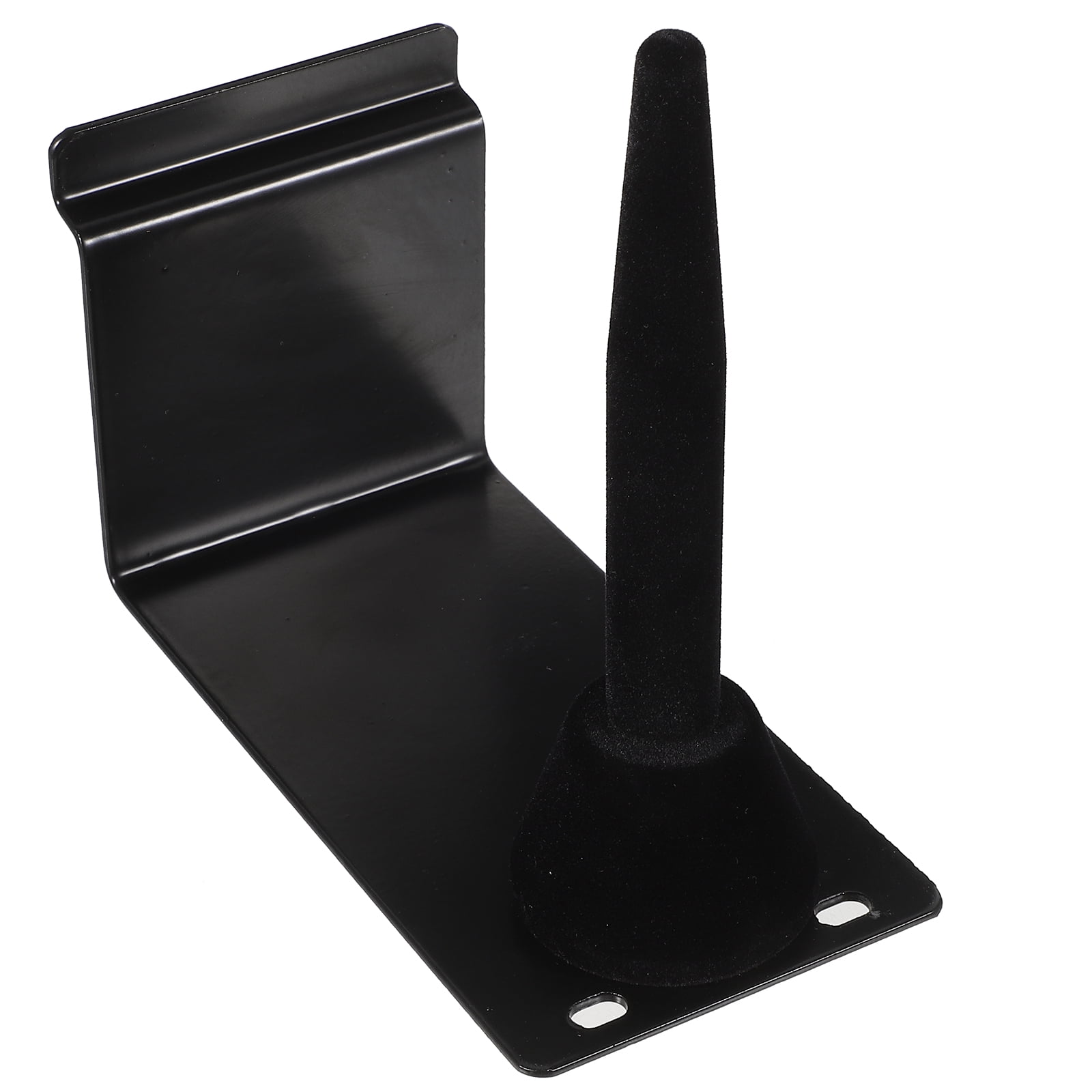 Saxophone and Flute Wall Holder Black Iron and Plastic Storage Bracket ...