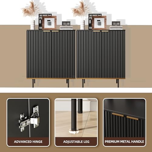 Fluted Buffets & Sideboards, Sideboard Cabinet, Elegant 2 Door Design ...