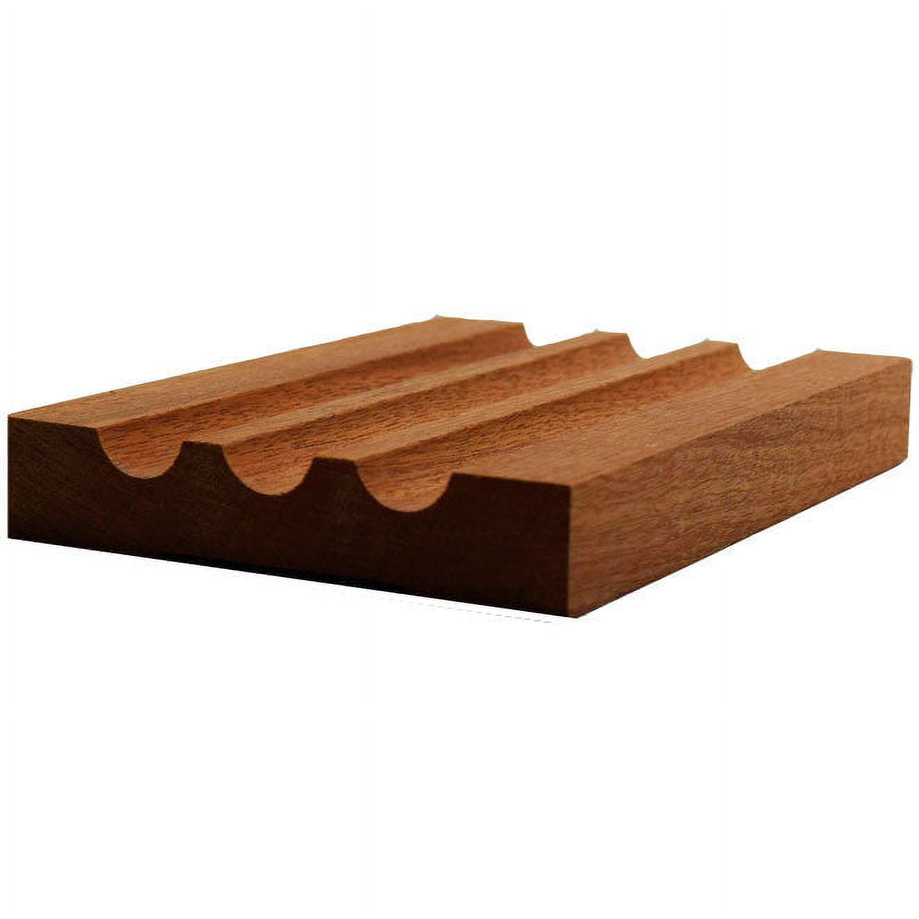 Fluted Casing EWCA46, 3/4" x 3-1/2", Sapele Mahogany, 95" - Walmart.com