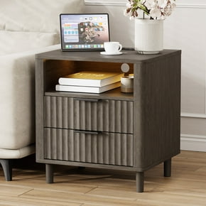 Fluted Nightstand