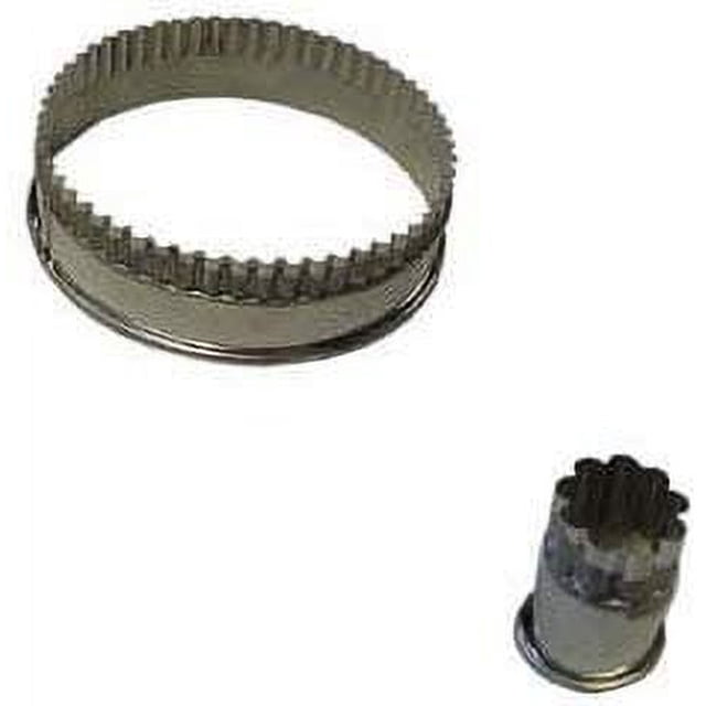Fluted Round Cutter, Heavy Duty Tinned Steel - 2" - Walmart Business ...